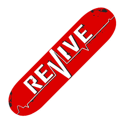 ReVive Skateboards | Red Lifeline - Deck | Online Store Powered by Storenvy