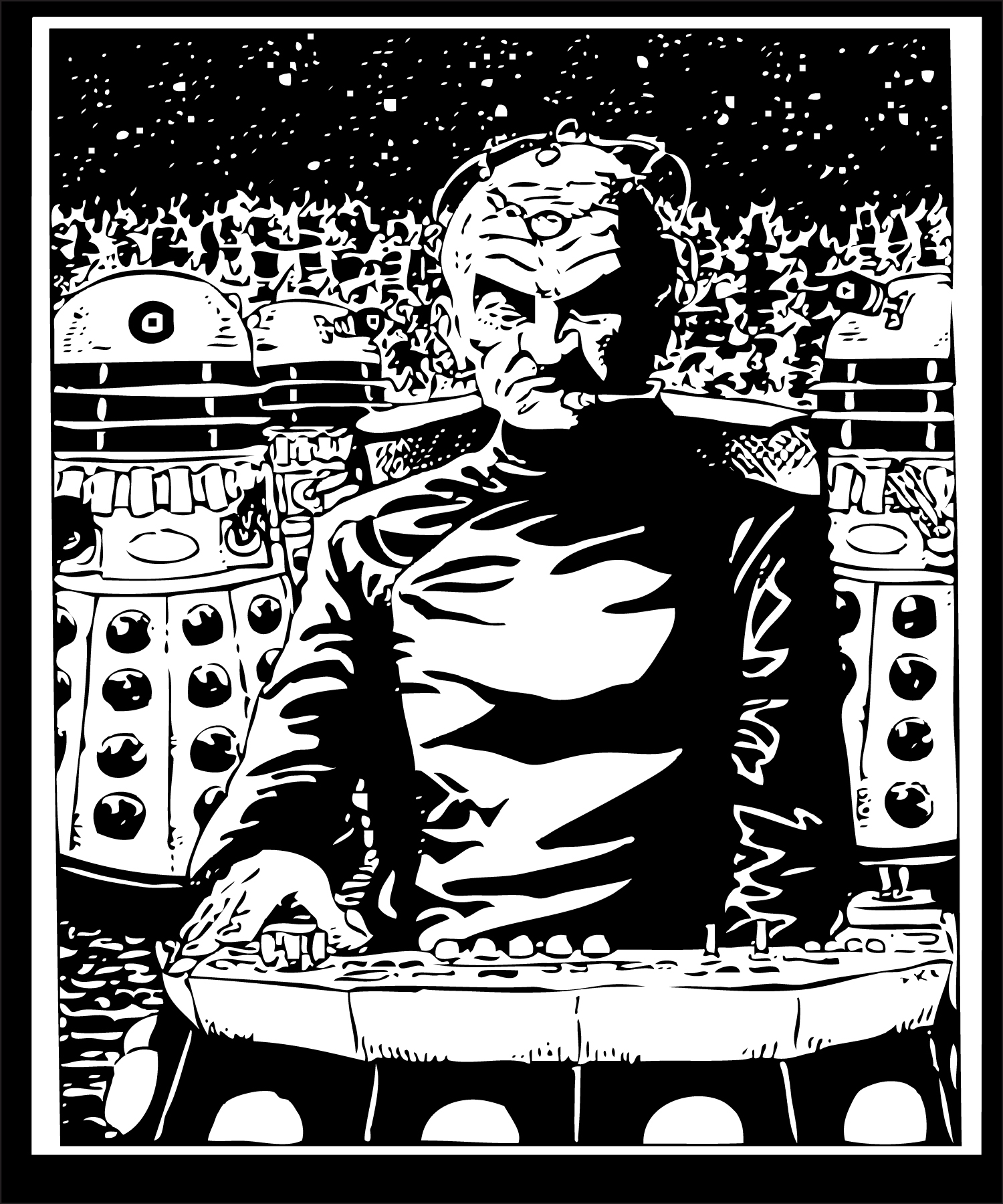 Davros and the Daleks Davros ("Genesis of the Daleks," 1975; "Destiny ...