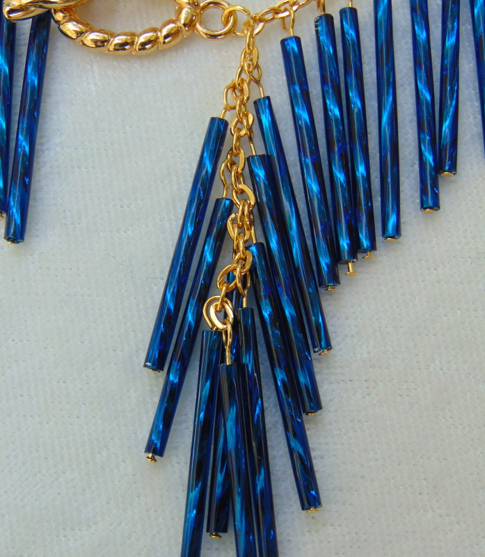 Montana Blue Lightning Toggle Necklace on Storenvy