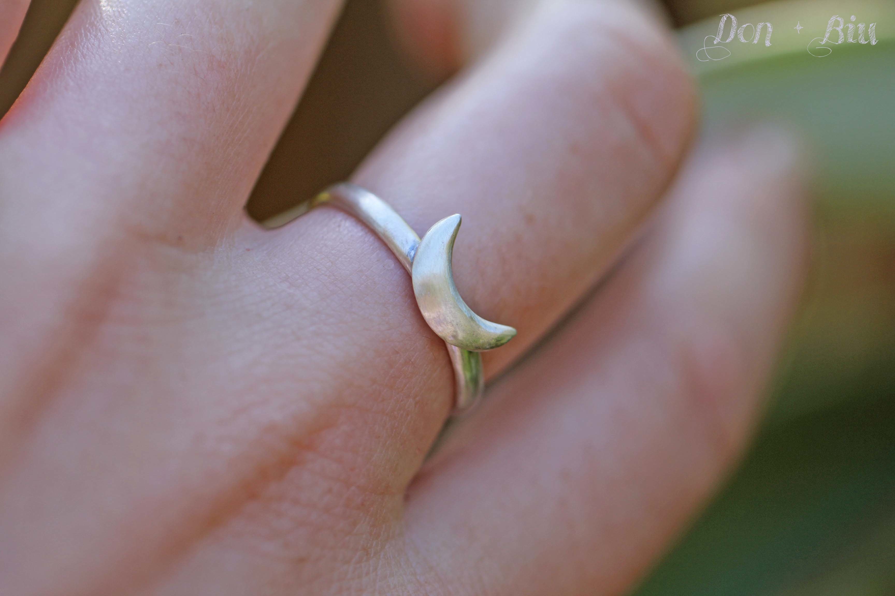 Sterling Silver Bohemian Moon Ring on Storenvy