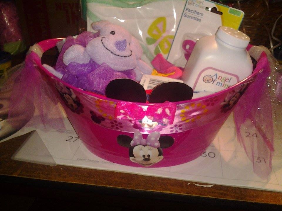 Baby Minnie Mouse Gift Basket on Storenvy