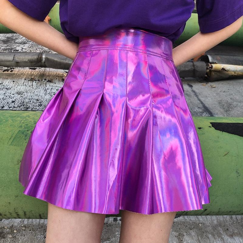 CYBER PUR HOLOGRAPHIC SKIRT on Storenvy