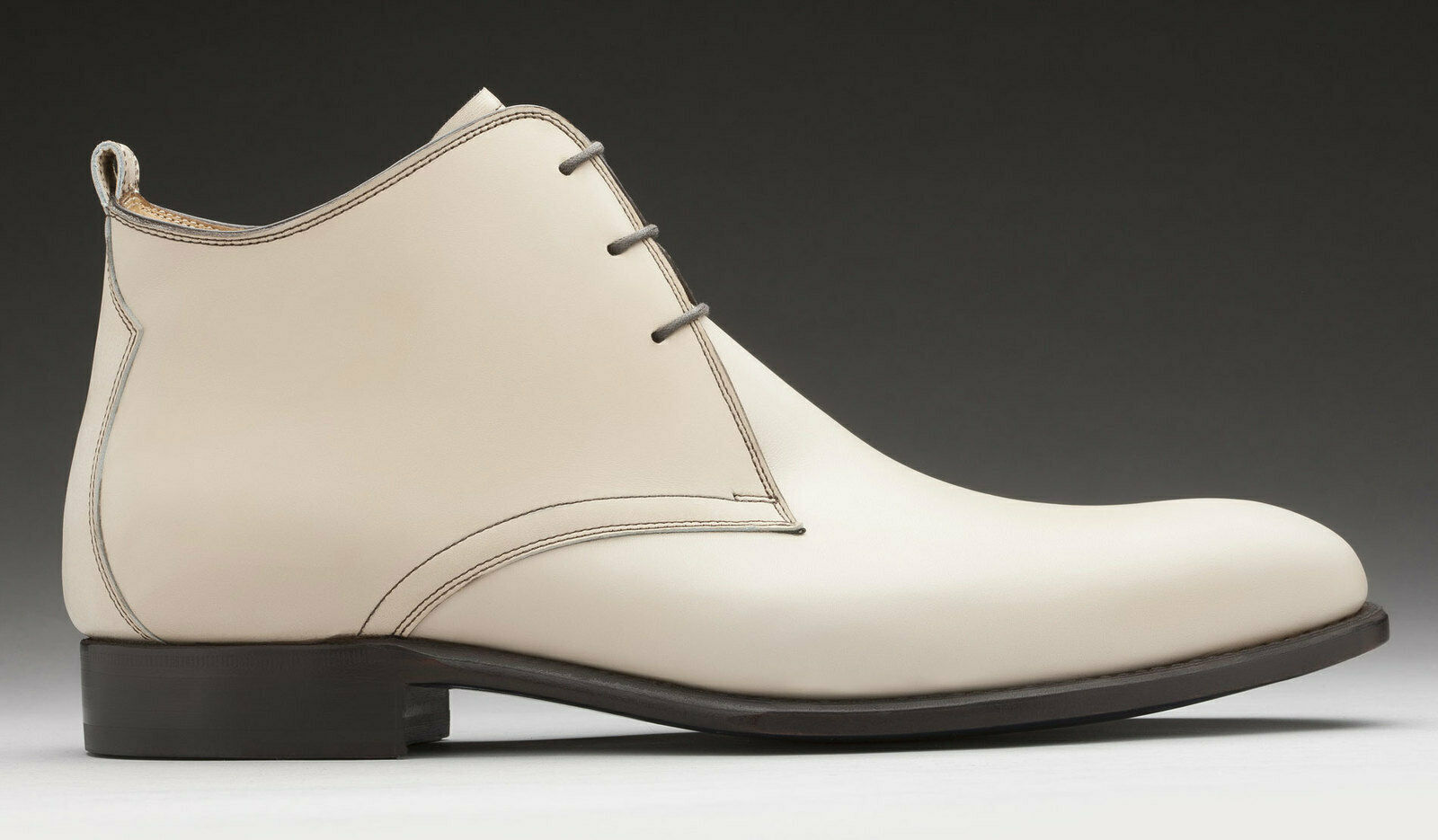 Handmade Men White Boots, Men Ankle Boots, Men Leather Boots on Storenvy